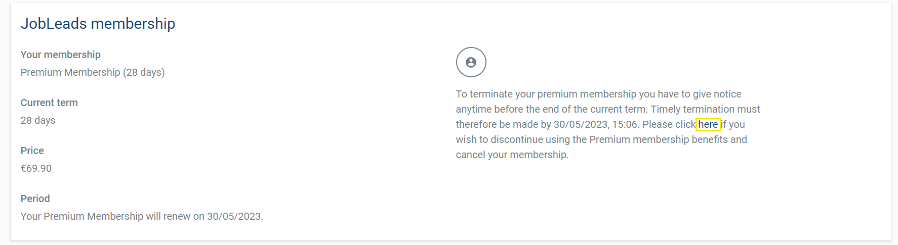 How do I cancel my Premium Membership? – Help Center